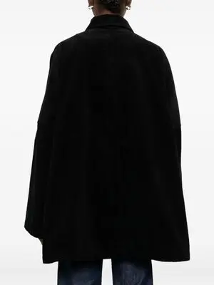 TOTEME Cotton Overshirt Jacket - Black