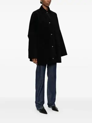 TOTEME Cotton Overshirt Jacket - Black