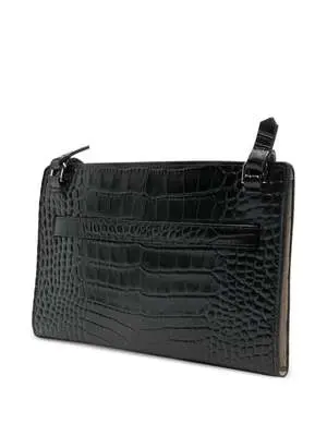 TOTEME Leather Mini Crossbody Bag - Black