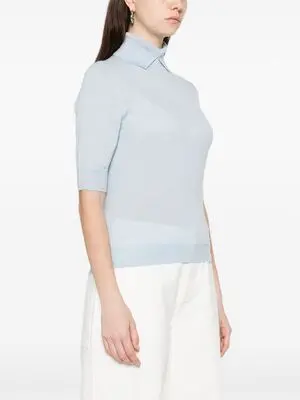 HERSKIND Perry Wool Sweater - Clear Blue