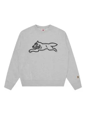 ICECREAM Running Dog Cotton Sweatshirt - Grey