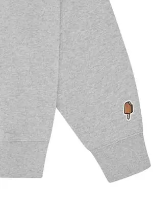 ICECREAM Running Dog Cotton Sweatshirt - Grey