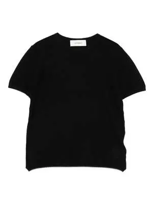 LISA YANG Ira Cashmere T-shirt - Black