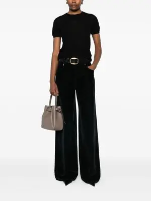 LISA YANG Ira Cashmere T-shirt - Black