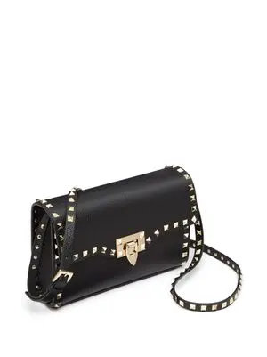 Valentino Garavani Rockstud Small Shoulder Bag - Black