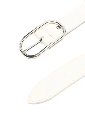 HERSKIND Hannah Leather Belt - White