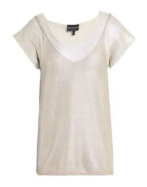 Emporio Armani Crewneck Platinum Sweater