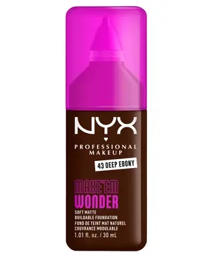 NYX PROFESSIONAL MAKEUP Wonder Foundation Deep Ebony