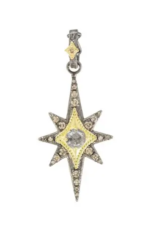 Armenta Star Diamond Enhancer Pendant - Silver/gold