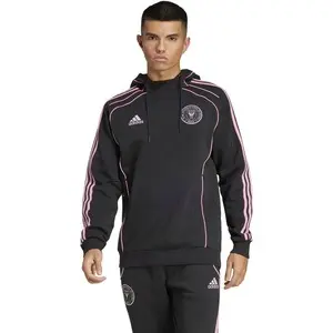 Adidas Inter Miami Cf 2025 Travel Pullover Hoodie - Black