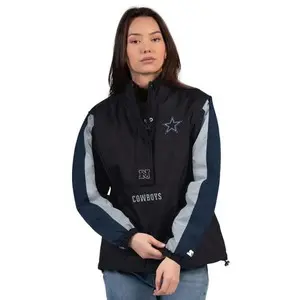 STARTER Dallas Cowboys Thursday Night Gridiron Half-zip Jacket
