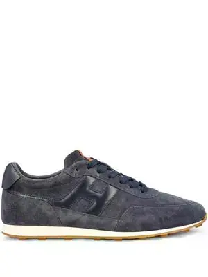 Hogan Logo-patch Sneakers - Blue