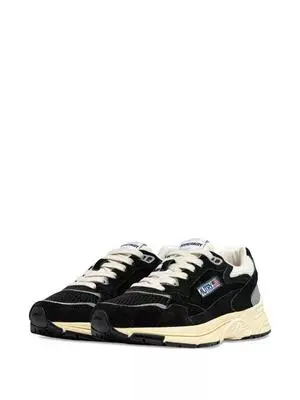 AUTRY Hyperway Panelled Sneakers - Black