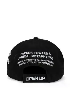 RRR123 Graphic Baseball Cap - Black