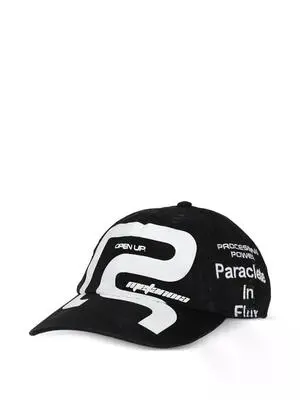 RRR123 Graphic Baseball Cap - Black