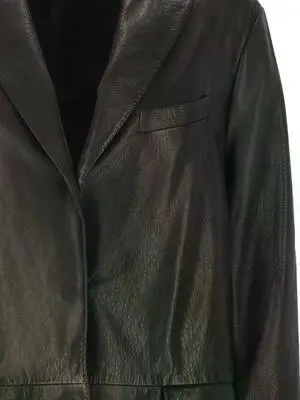 Lorena Antoniazzi Single-breasted Leather Coat