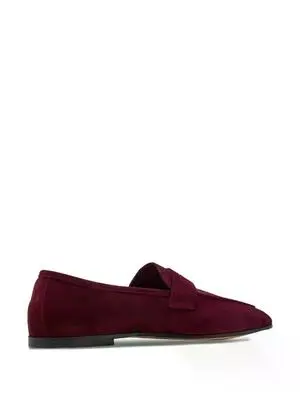 SOPHIQUE MILANO Penny-strap Suede Loafers