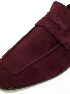 SOPHIQUE MILANO Penny-strap Suede Loafers