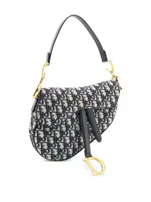 Dior Saddle Handbag Oblique Canvas - Blue