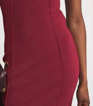 JOSEPH Milano Knit Foin Compact Maxi Dress - Red