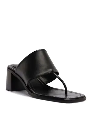 Schutz Martha Leather Thong Sandals