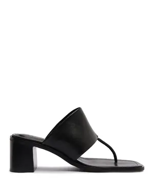 Schutz Martha Leather Thong Sandals