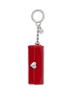 Kate Spade New York Charmed Patent Leather Lipstick Bag Charm - Dark Scarlet