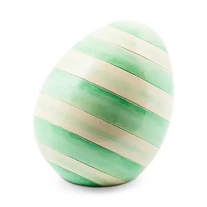 MACKENZIE-CHILDS Stripe Mini Egg - Mint