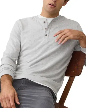 Marine Layer Button Henley Shirt