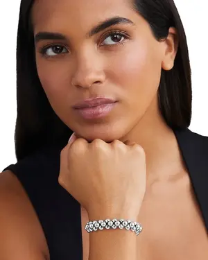 Lagos Sterling Caviar Bubbly Bead Cluster Bracelet