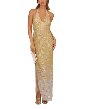 Adrianna Papell Draped Evening Dresses
