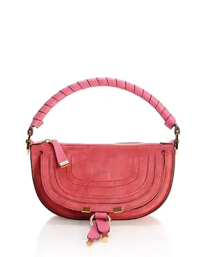 Chloé Marcie Mini Suede Shoulder Bag Classic