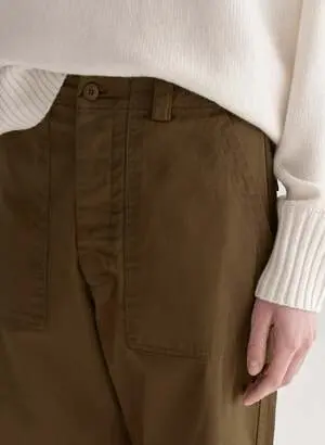 A.L.C. Brayden Cotton Twill Pant - Olive