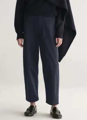 A.L.C. Brayden Cotton Twill Pant - Deep Navy