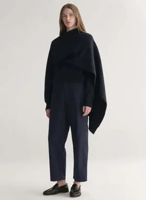 A.L.C. Brayden Cotton Twill Pant - Deep Navy