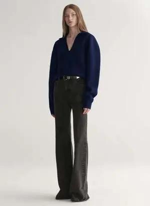 A.L.C. Timmy Polo Sweater - Navy