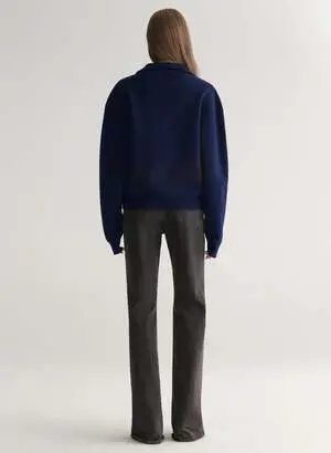 A.L.C. Timmy Polo Sweater - Navy