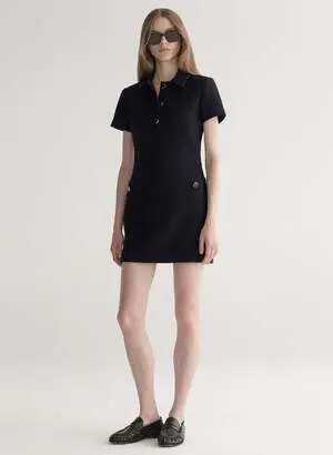 A.L.C. Marcie Cotton Boucle Mini Dress