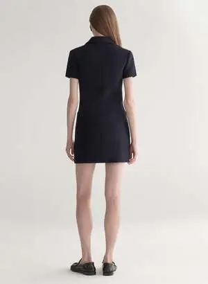 A.L.C. Marcie Cotton Boucle Mini Dress
