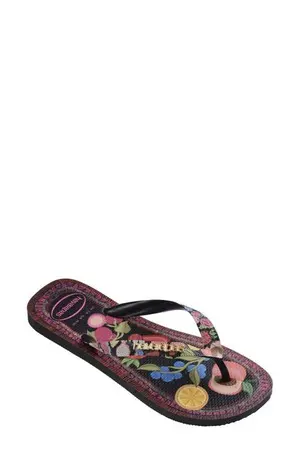 Havaianas Top Tropicalia Vibes Ii Flip Flop - Black