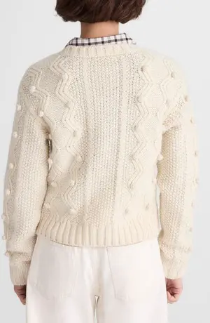Madewell Mixed Stitch Crewneck Sweater