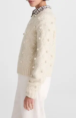 Madewell Mixed Stitch Crewneck Sweater