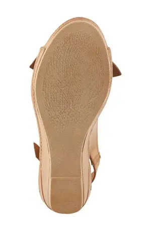 SPRING STEP SHOES Chassidy Wedge Sandal - Tan