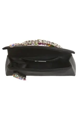 L’ALINGI Karma Crystal Handle Clutch