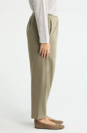 Eileen Fisher Slouch Ankle Pants - Bay Leaf