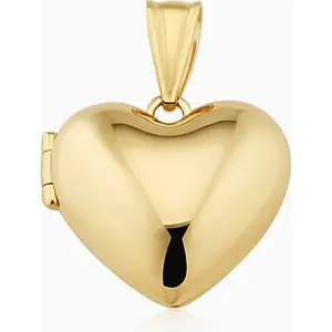 ORADINA 14k Heart Locket - Yellow Gold