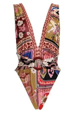 Agua Bendita Ina Printed One-piece Swimsuit