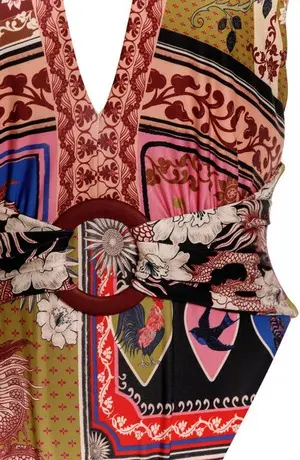 Agua Bendita Ina Printed One-piece Swimsuit