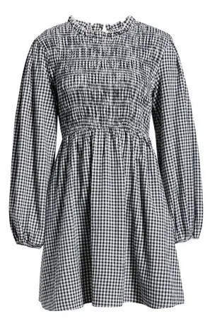 PETAL & PUP Jessen Long Sleeve Mini Dress