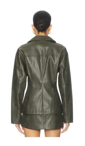 Superdown Caroline Faux Leather Jacket